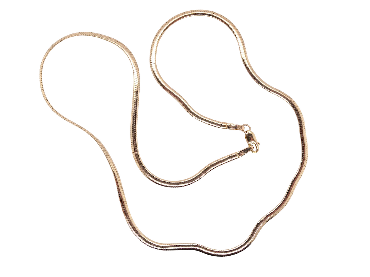 A 'snake' link neck chain – Vintage Tom